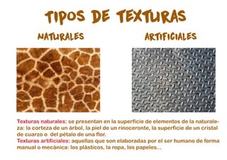Las texturas | PDF