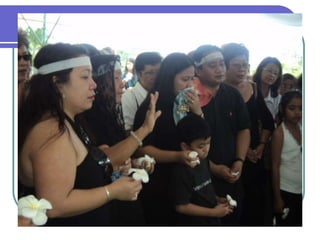 Last farewell of julius ringor at holy gardens la union memorial park | PPT