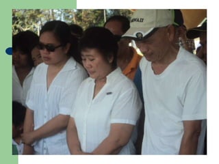 Last farewell of modesto magleo at holy gardens la union memorial park ...
