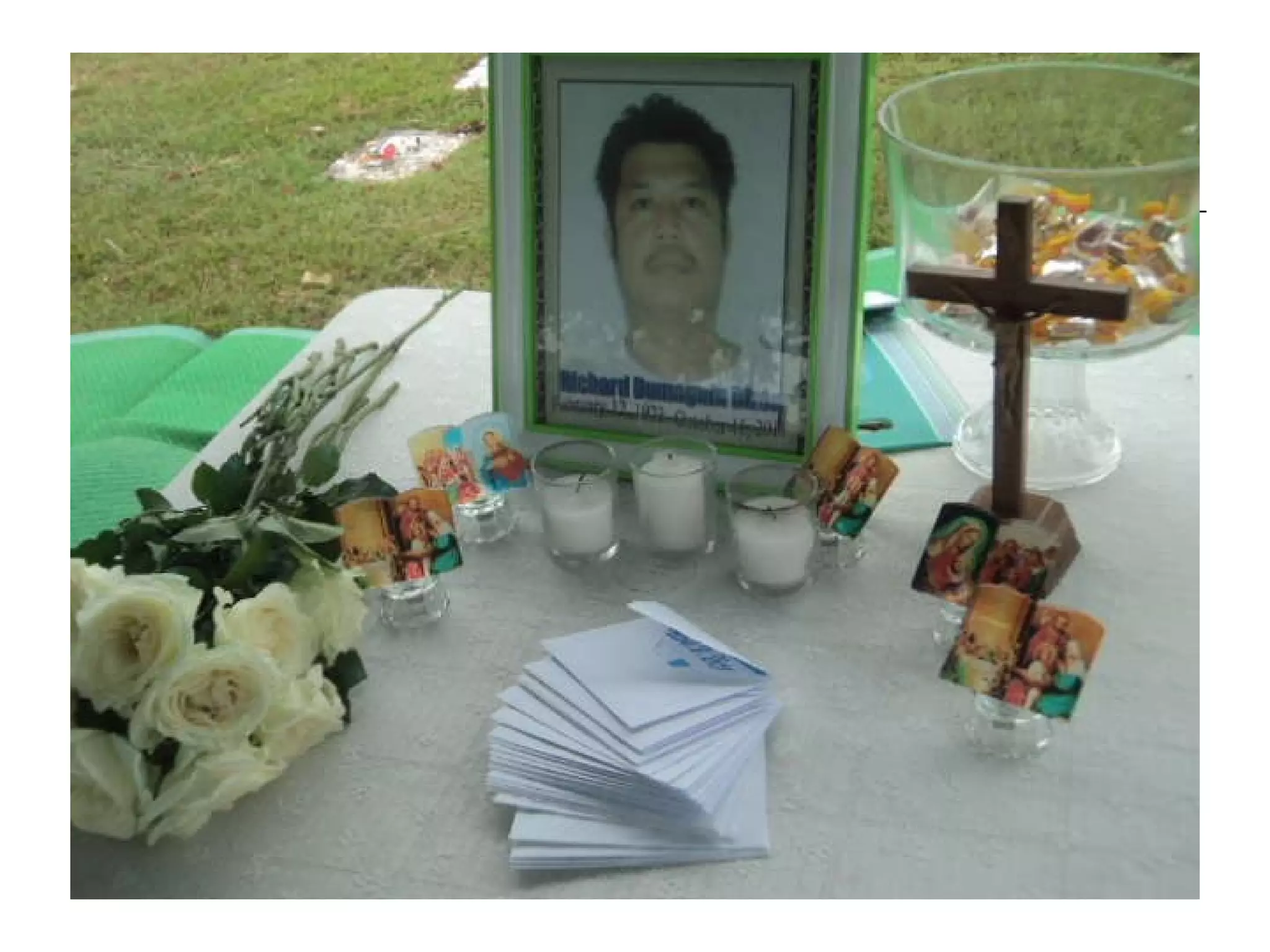 Last farewell of richard dizon at holy gardens la union memorial park | PPT