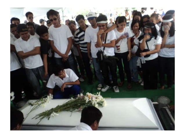 Last farewell of richard dizon at holy gardens la union memorial park | PPT
