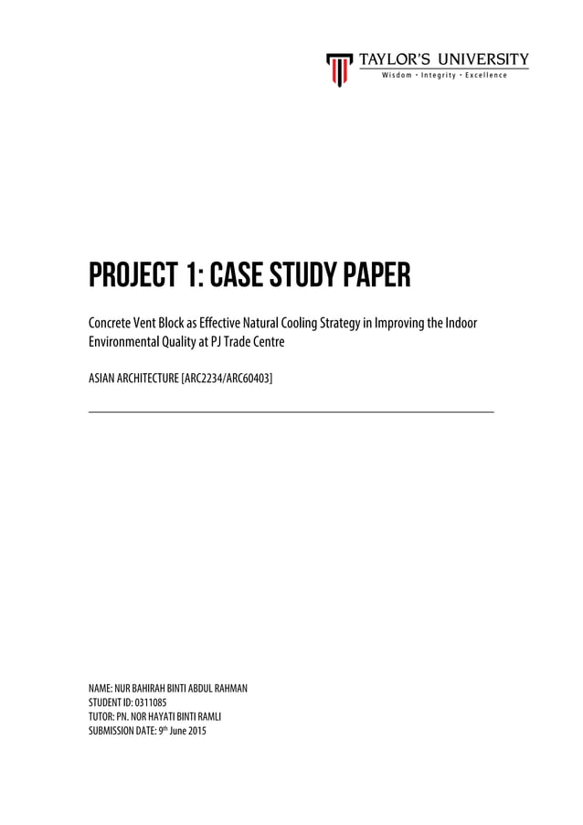 Asian Architecture: Case Study Paper | PDF