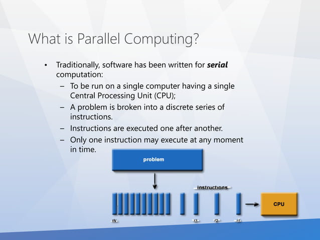 Introduction to Parallel Computing | PPTX | Computing | Technology & Computing