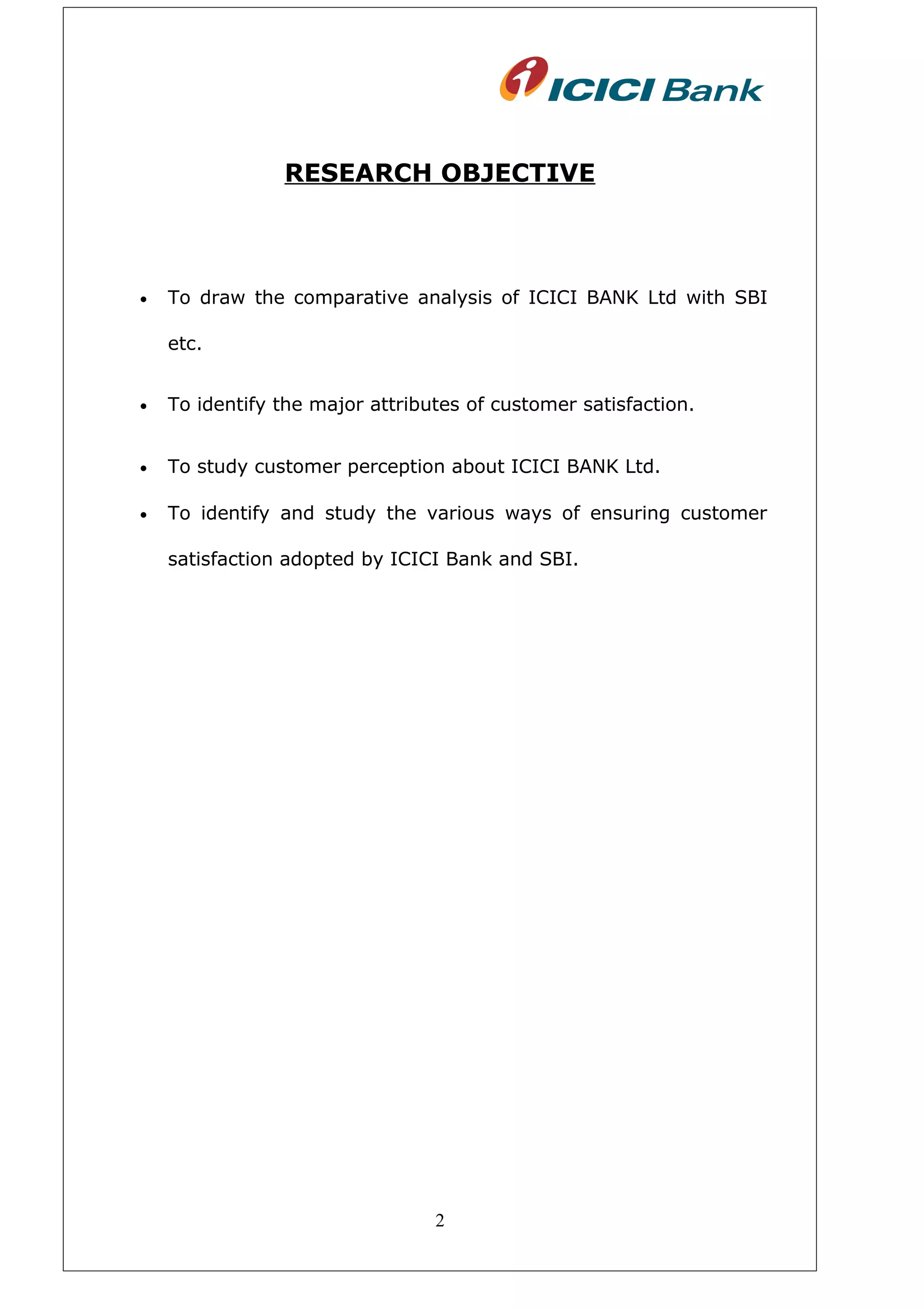 customer satisfaction in icici bank limited 2014-15 | PDF