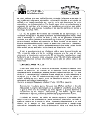 LAS TIC Y EL DESARROLLO DEL APRENDIZAJE EN EDUCACIÓN INICIAL | PDF