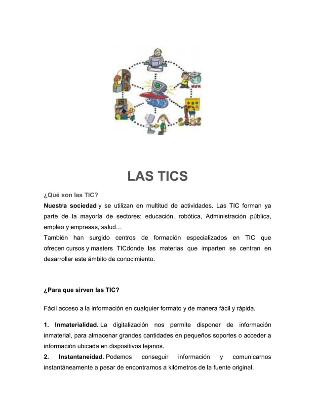 Las tics | PDF