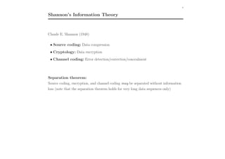 Basics of channel coding | PDF