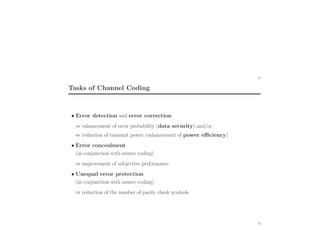 Basics of channel coding | PDF