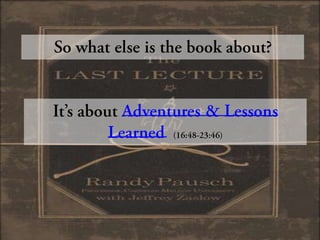 Learning_With_The_Last_Lecture | PPTX