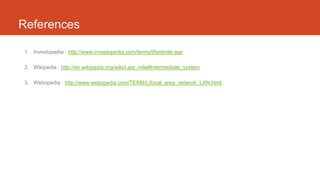 Last Mile Access Technologies | PPTX