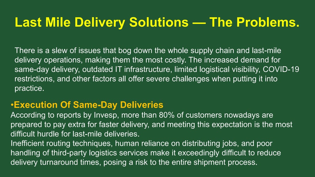 Last Mile Delivery: Meaning, Process, Benefits, challenges.pptx