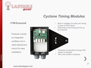 Last Mile Gear Manufactures Cyclone | PPT
