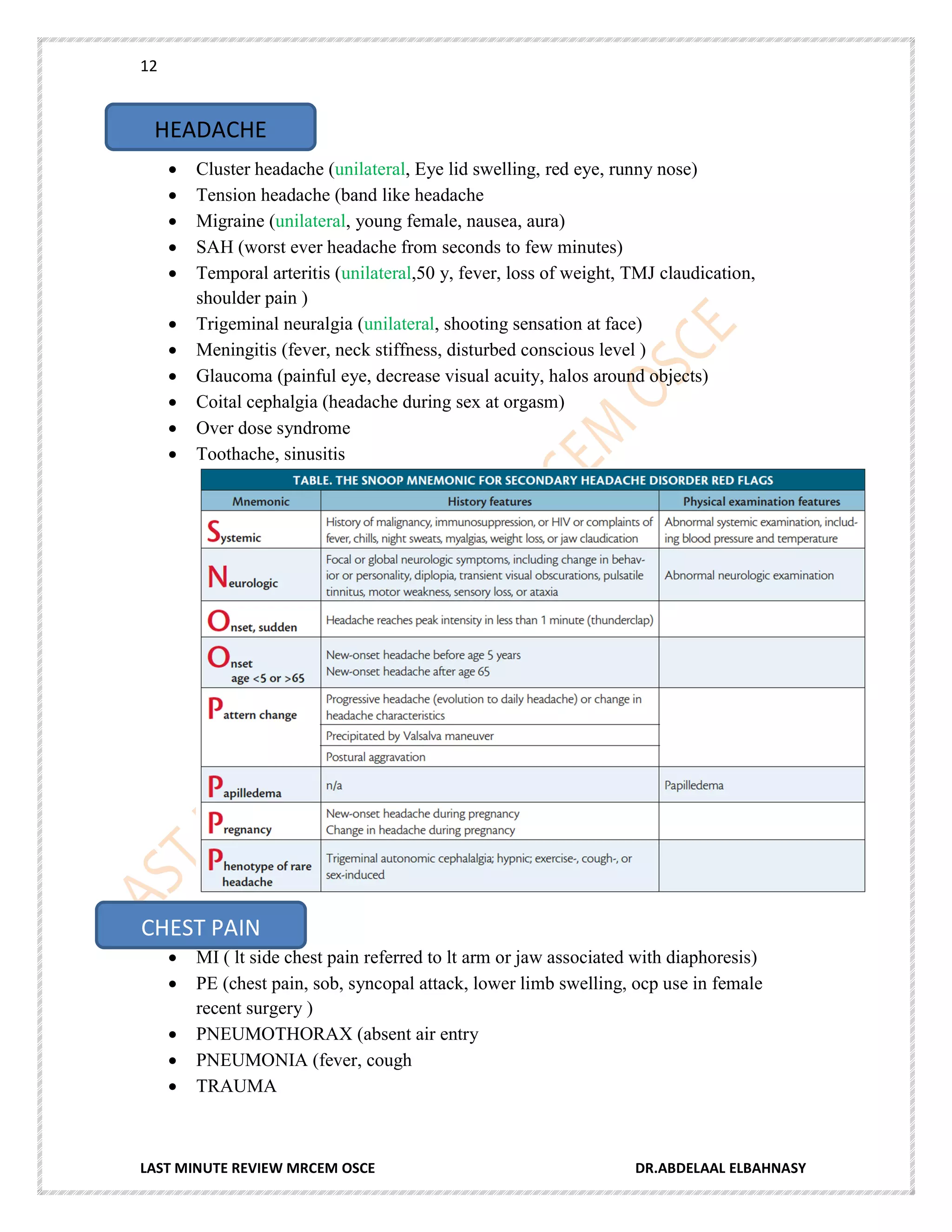 last minute review MRCEM OSCE 2022.pdf