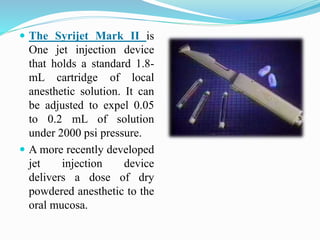 Local Anesthesia and Pain Control Pediatric Dentistry by Dr. Ahmed Sami ...
