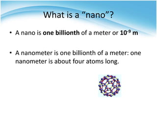 Nanotechnology | PPTX