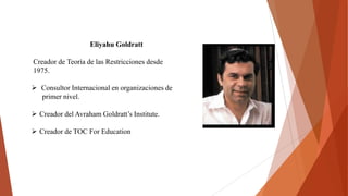Teoria de las restricciones | PPTX