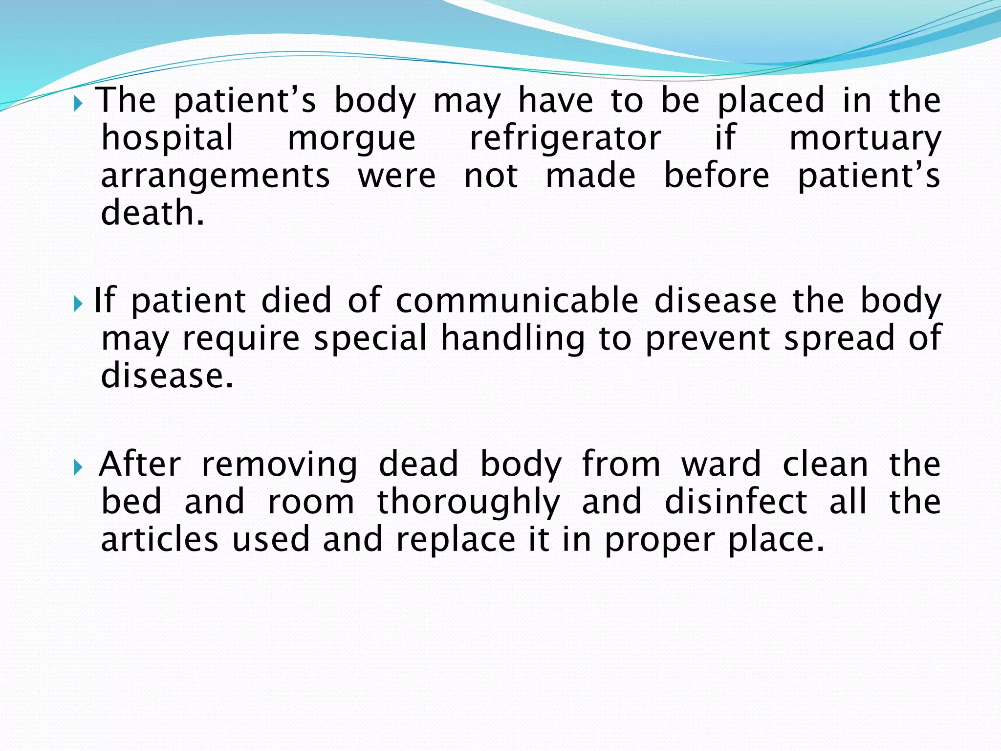 Nursiing consideration- Last office death care | PPTX