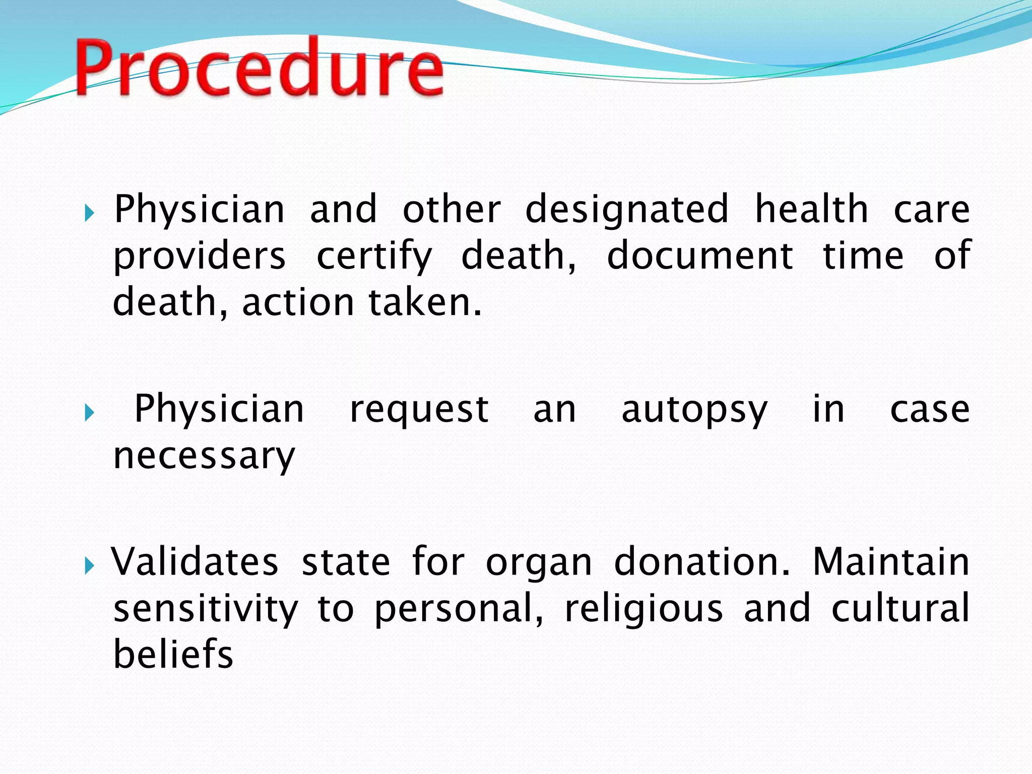 Nursiing consideration- Last office death care | PPTX