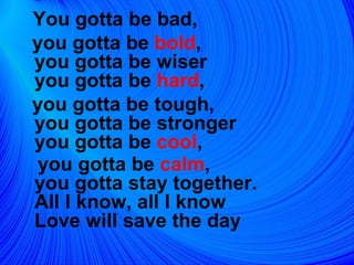 Last One Standing Pop Song Version | PPT