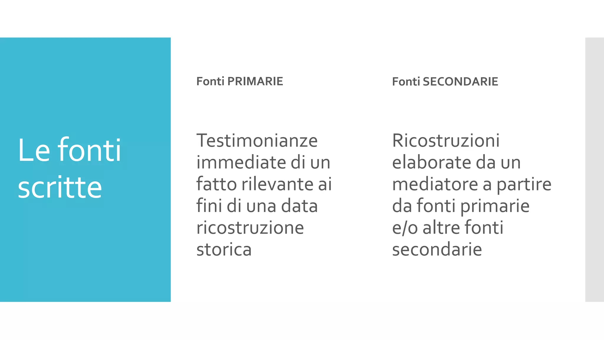 Cos'è la storia | PPTX