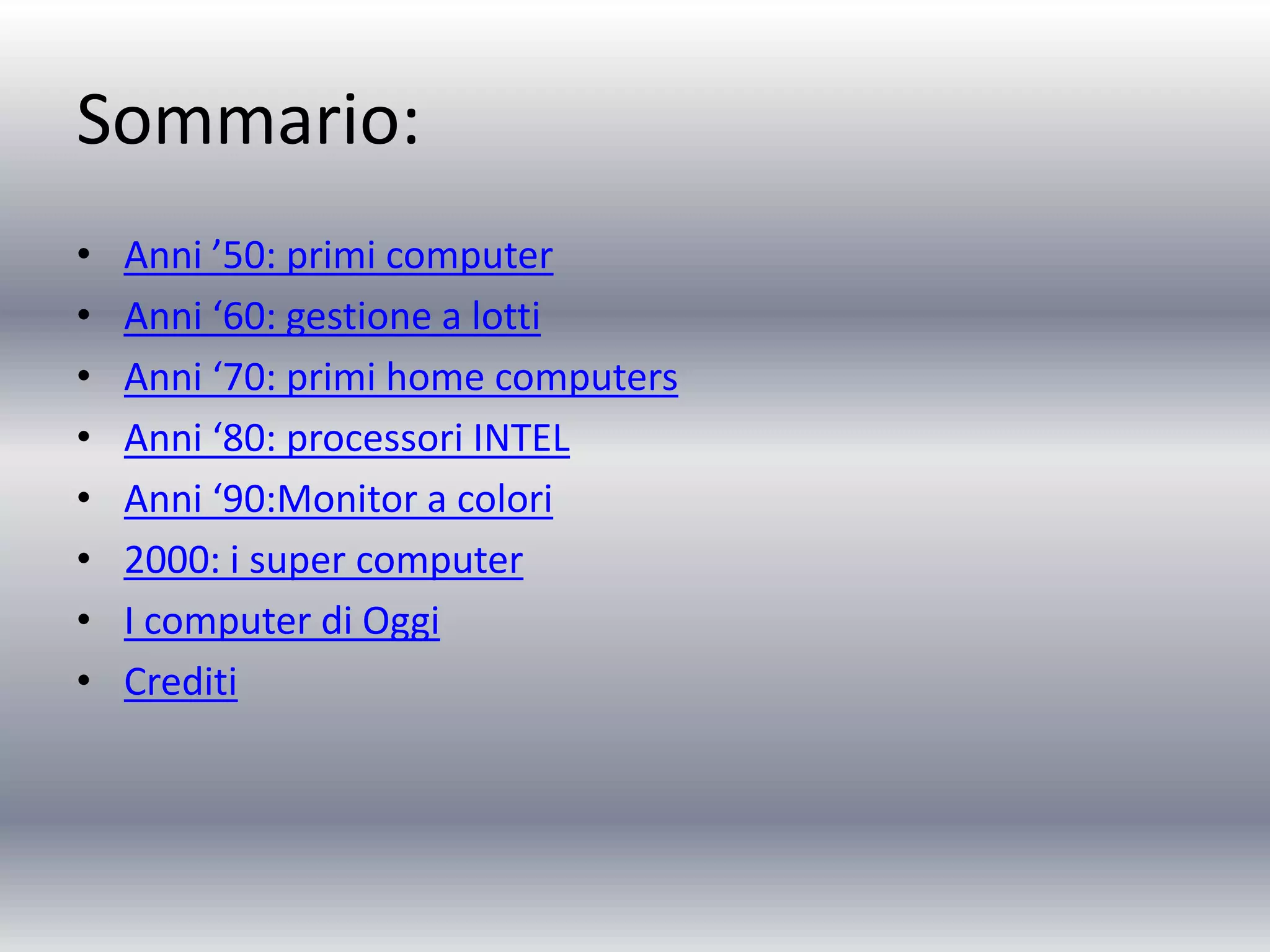 La storia dell’informatica | PPTX