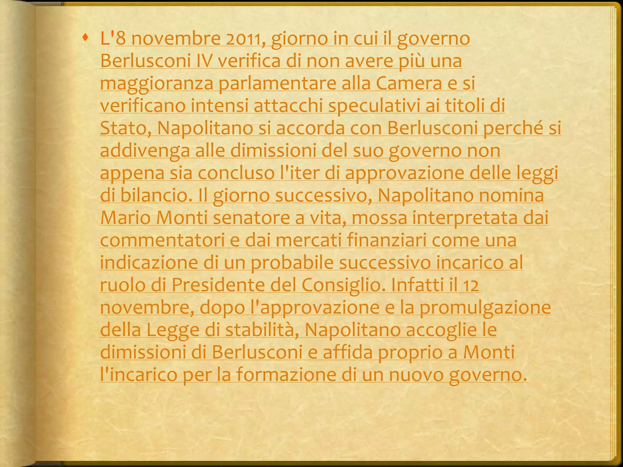 La storia di Giorgio Napolitano | PPTX