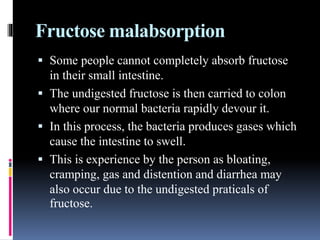 Lastose and fructose intolerance | PPTX