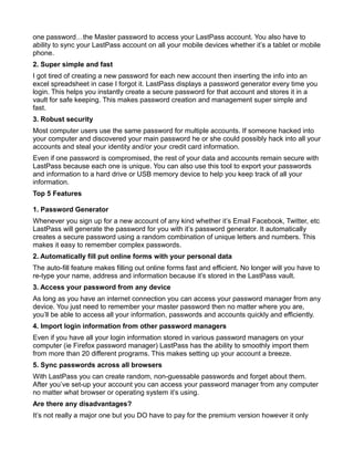 LastPass Password Manager - the last password you'll ever have to ...