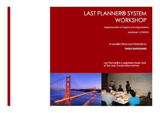 Last planner workshop | PPT