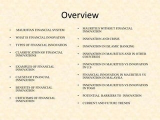 Financial Innovation | PPTX