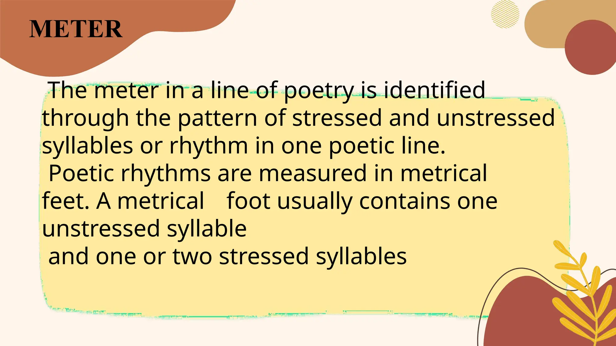 Powerpoint presentation about poetry, sonnets etc. | PPTX
