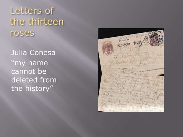Las trece rosas | PPT