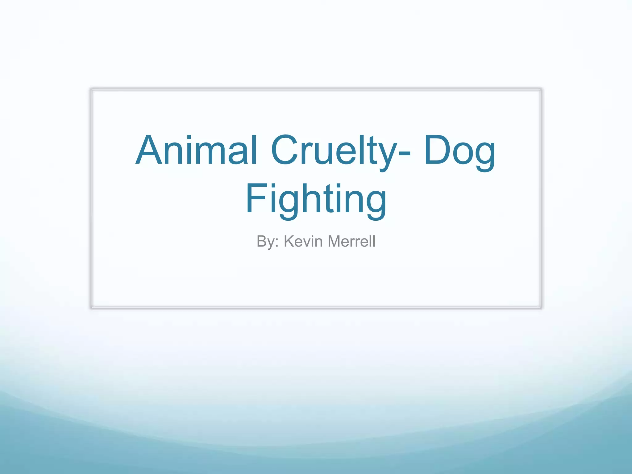 Dog Fighting | PPTX