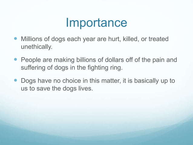 Dog Fighting | PPTX