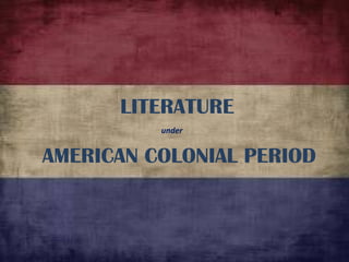 PHILIPPINE LITERATURE DURING PRE-COLONIAL PERIOD | PPT
