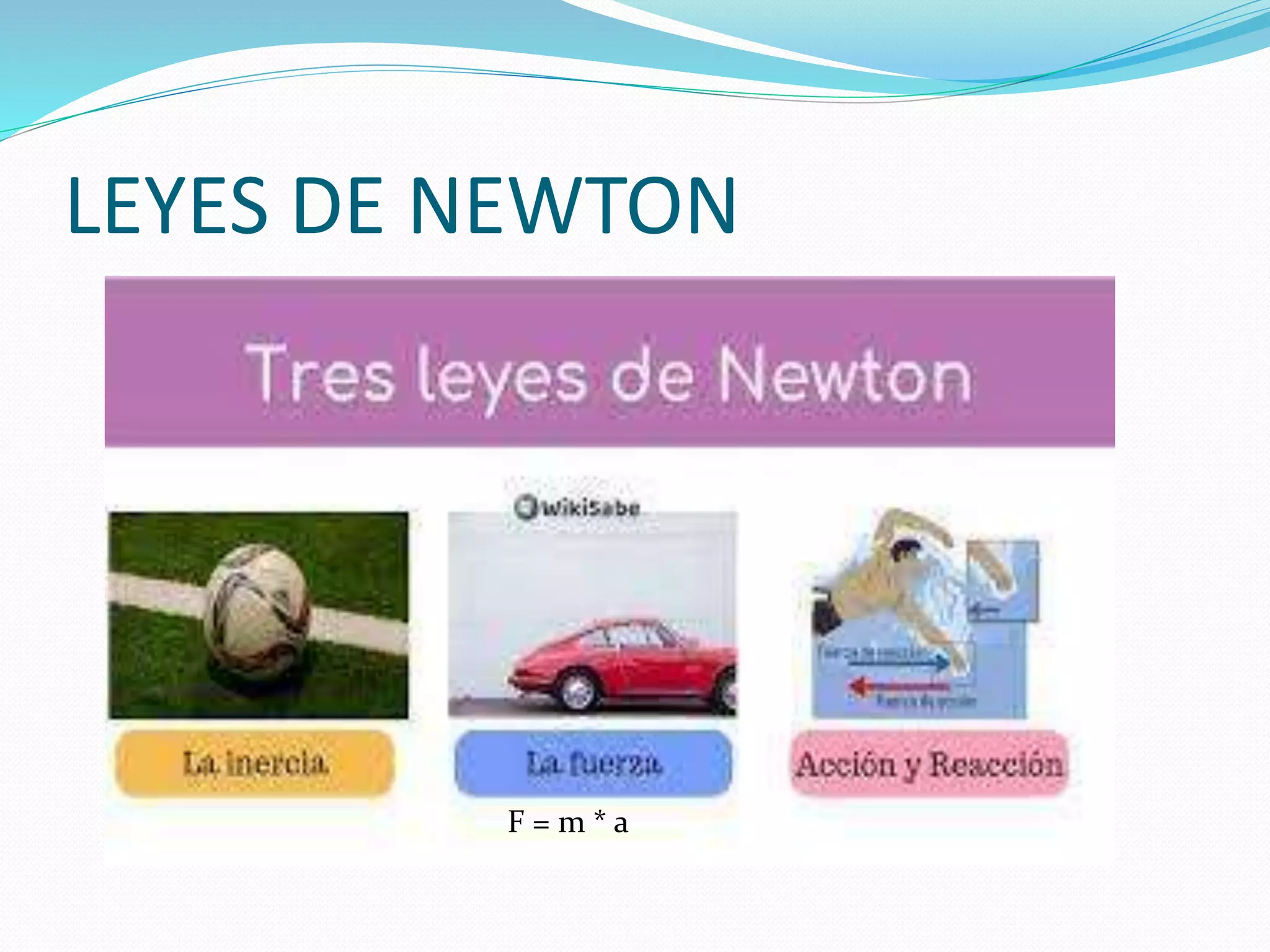 Las tres leyes de newton | PPTX