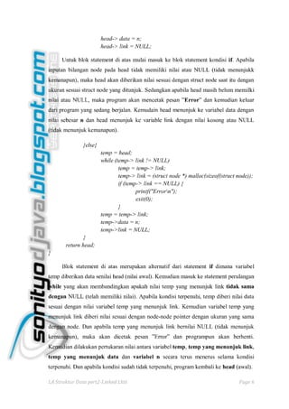 La struktur data pert2 sonityo | PDF