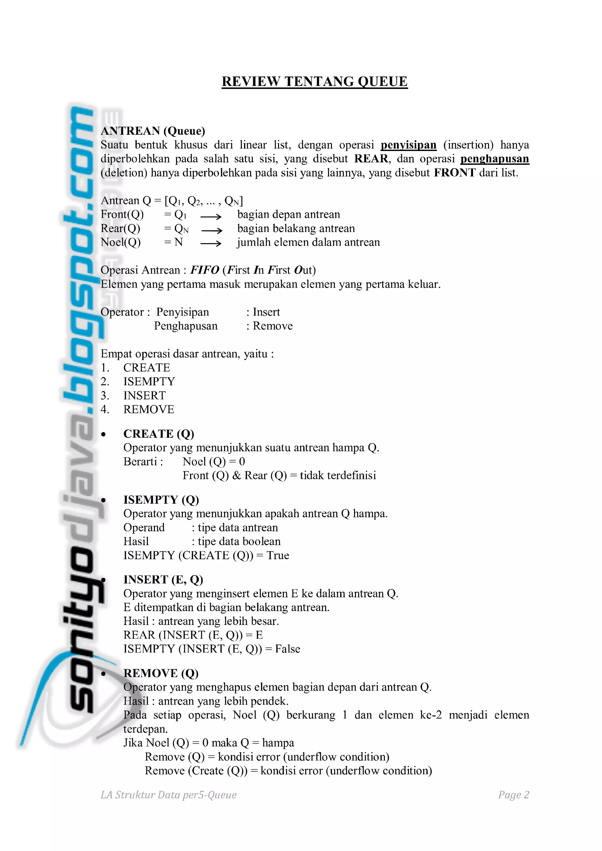 La struktur data pert5 sonityo | PDF
