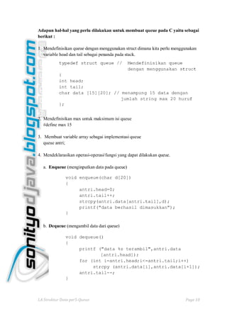 La struktur data pert5 sonityo | PDF