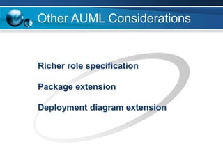 Extending UML for Agents | PPTX