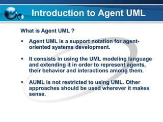 Extending UML for Agents | PPT