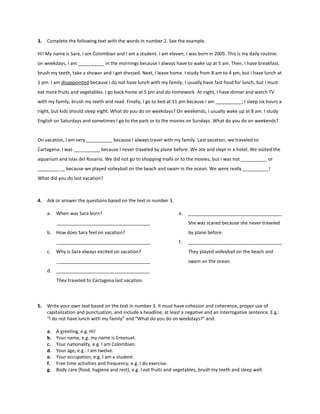 LAST VACATION PROJECT | PDF