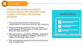 DB2 Security Model | PPT