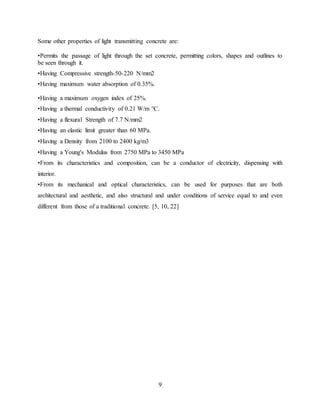 Trasnparent Concrete (LITRACON) | DOCX