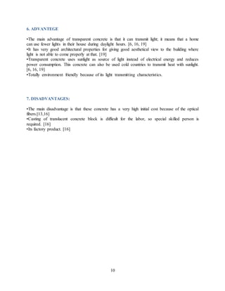 Trasnparent Concrete (LITRACON) | DOCX