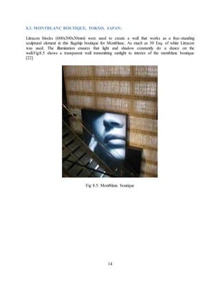 Trasnparent Concrete (LITRACON) | DOCX