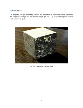 Trasnparent Concrete (LITRACON) | DOCX