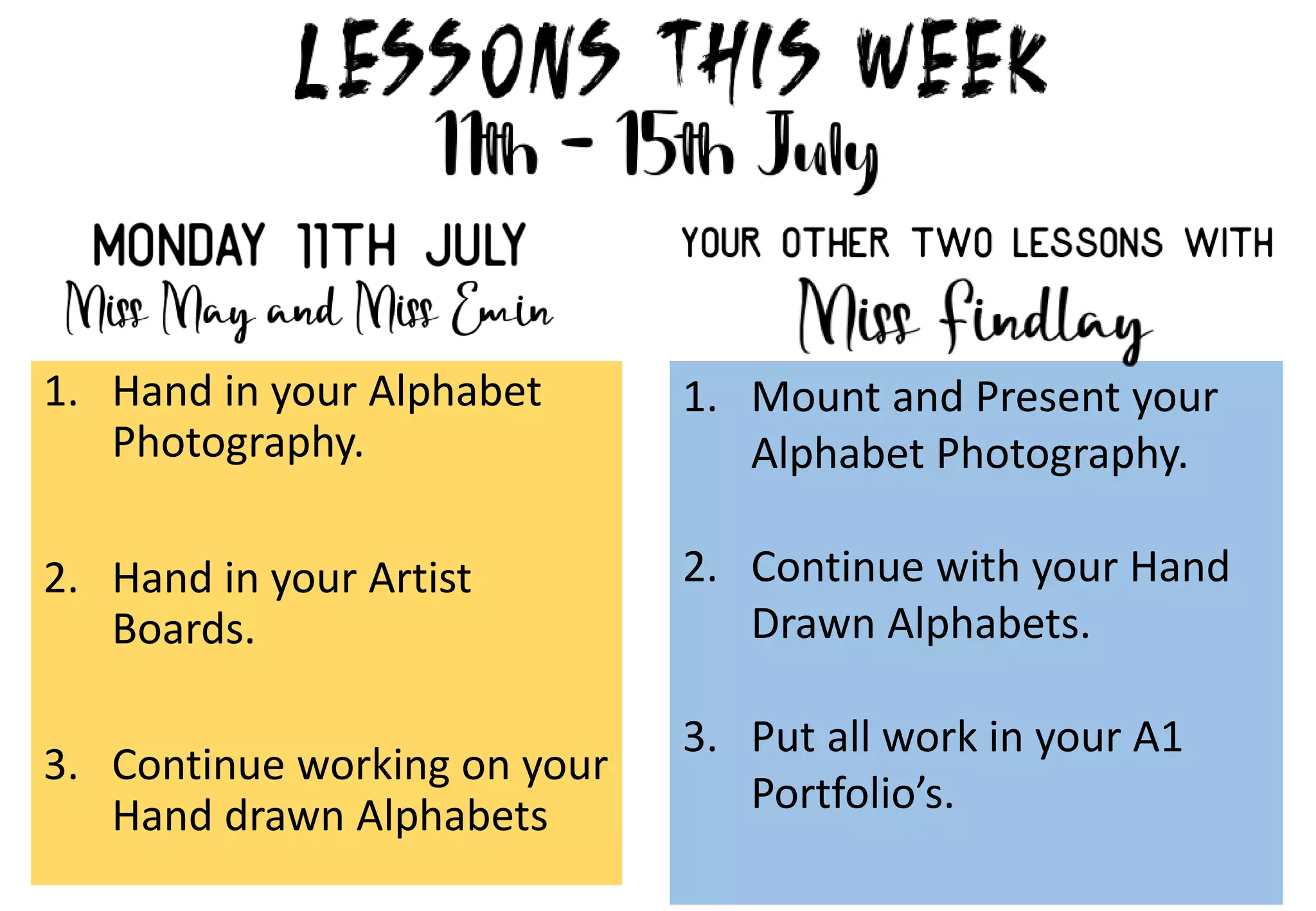Last week of term Year 9 Graphics work.pptx