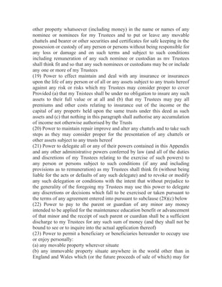 Last Will and Testament of princess Diana | DOC