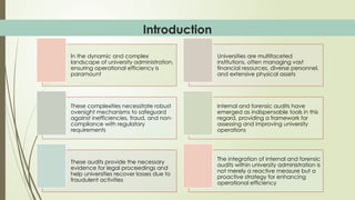 LASUED Internal and Forensic Audit, a Tool for Operational Efficiency ...